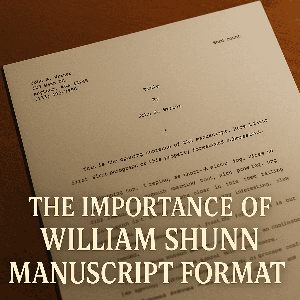 Understanding William Shunn Manuscript Format: A Guide for Authors ...